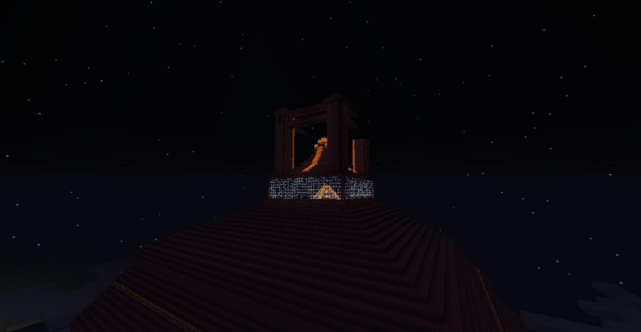 My nether Brick/hell castle Minecraft Map