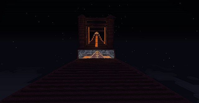 My nether Brick/hell castle Minecraft Map