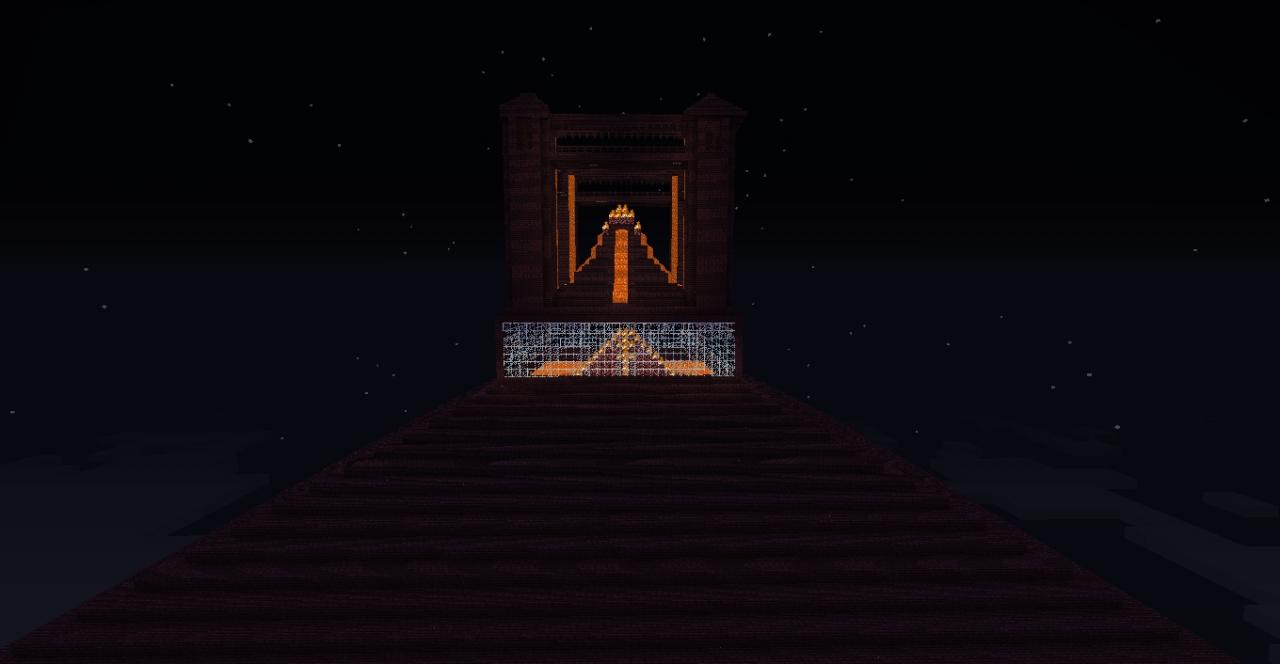 My nether Brick/hell castle Minecraft Map