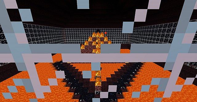 My nether Brick/hell castle Minecraft Map