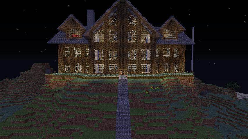 - Modern Log House - Minecraft Map