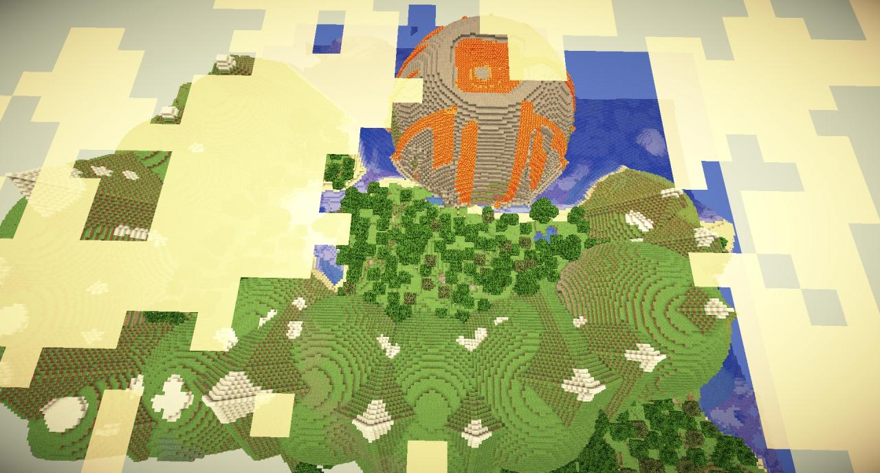 Meteor Mountain Range Minecraft Map