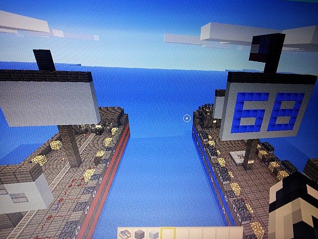 Ship to Ship Battle Map Minecraft Map