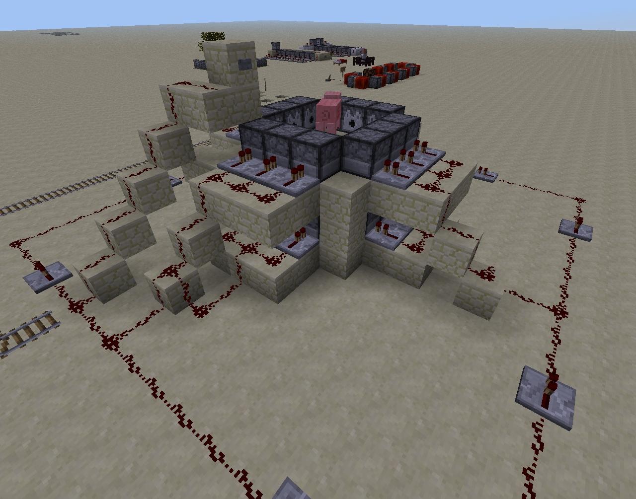 1.5 Redstone Simple Cannon Concepts Minecraft Map