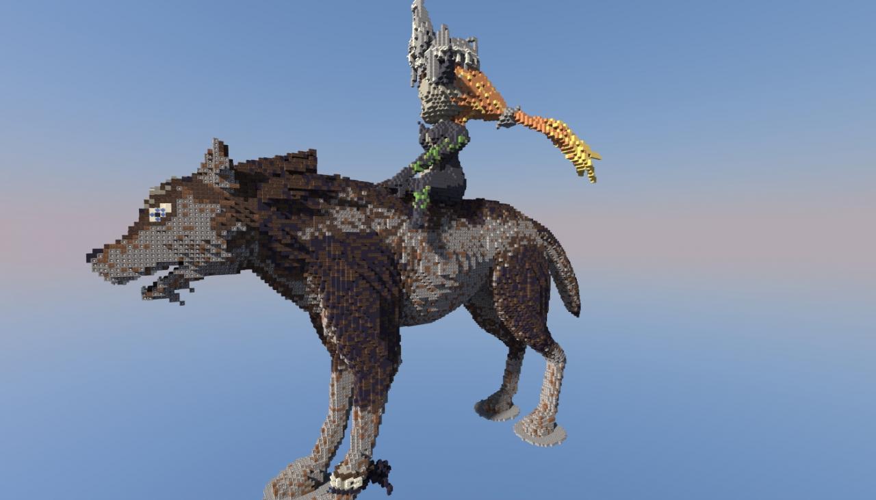 Zelda - Twilight Princess (Midna and Wolf Link) Minecraft Map