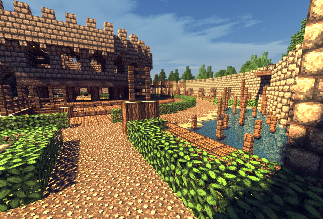 Medieval Warrior's Guild Minecraft Map