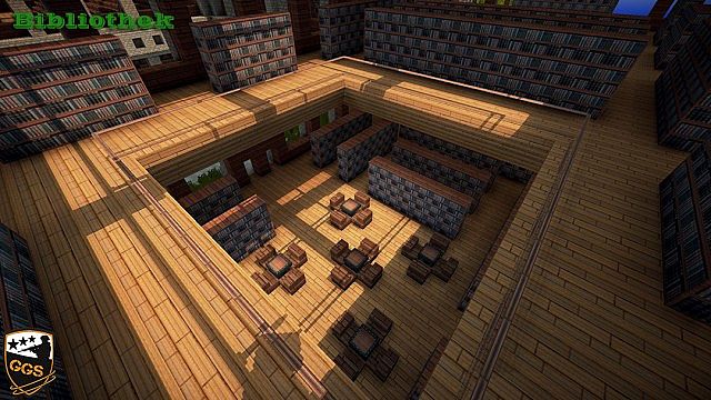 Library/Bibliothek Minecraft Map