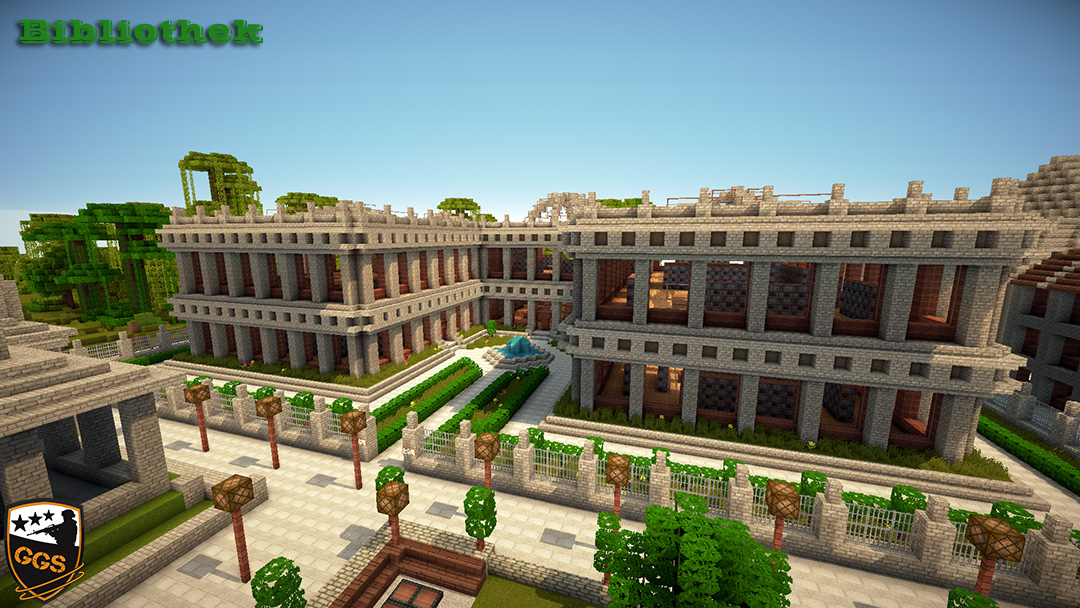 Library/Bibliothek Minecraft Map