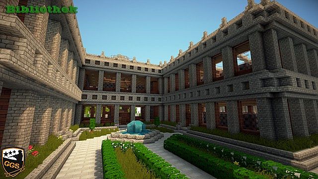 Library/Bibliothek Minecraft Map