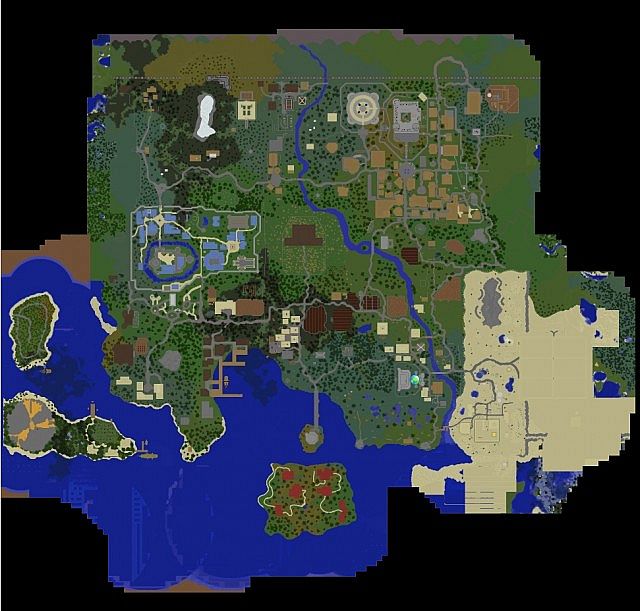 RuneScape F2P adventure server Minecraft Map