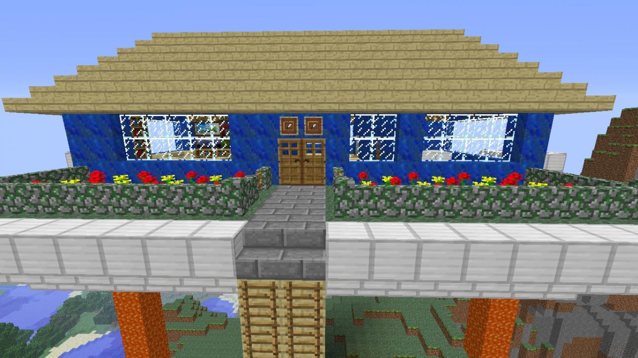 Floating House Minecraft Map