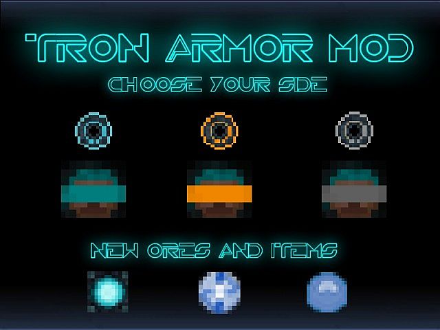[1.5.1][Forge] Tron Armor Mod! Minecraft Mod