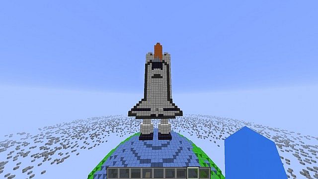 To The Stars-Contest Entry-NASA Space Shuttle Minecraft Map