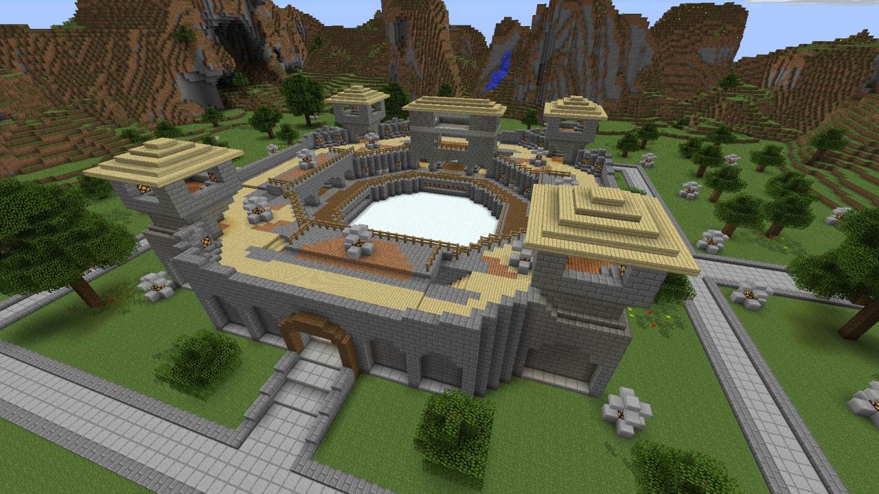 Automatic/Resetable Spleef Arena Minecraft Map