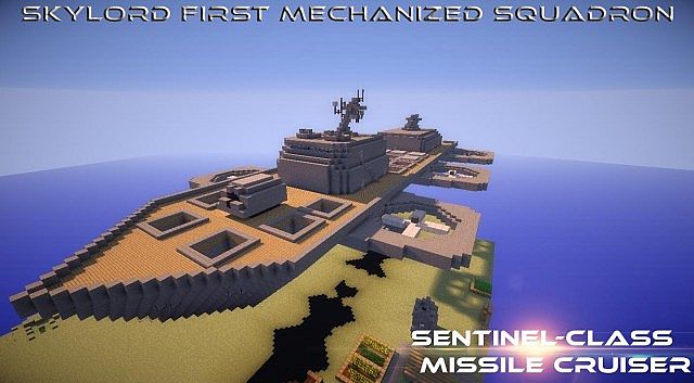 Sentinel-class Missile Cruiser Minecraft Map