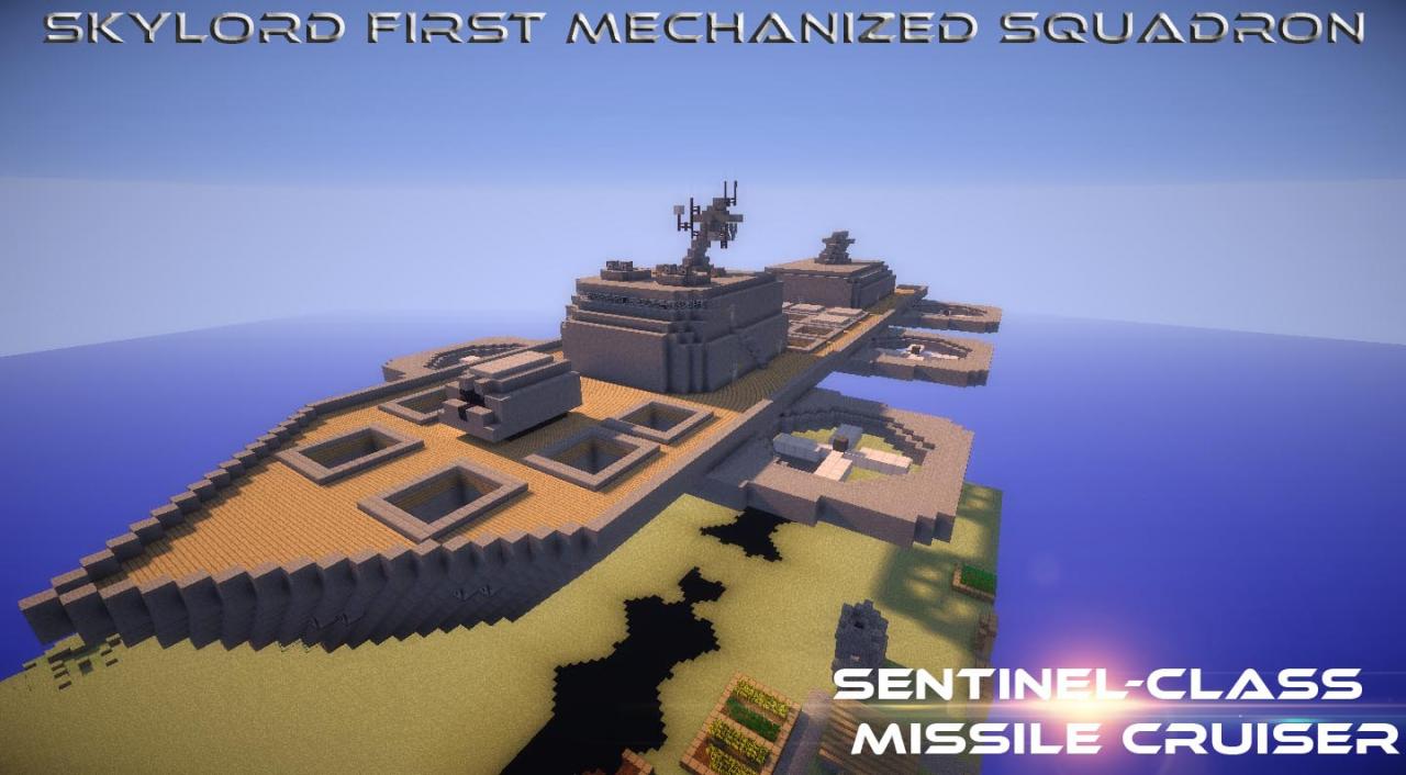 Sentinel-class Missile Cruiser Minecraft Map