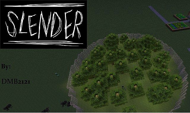 Minecraft Mini Game - Slender Minecraft Map