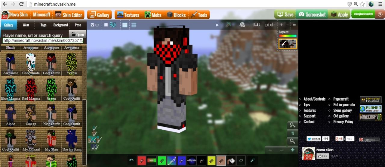 Tutorial: How To Make Cool Skins Minecraft Map