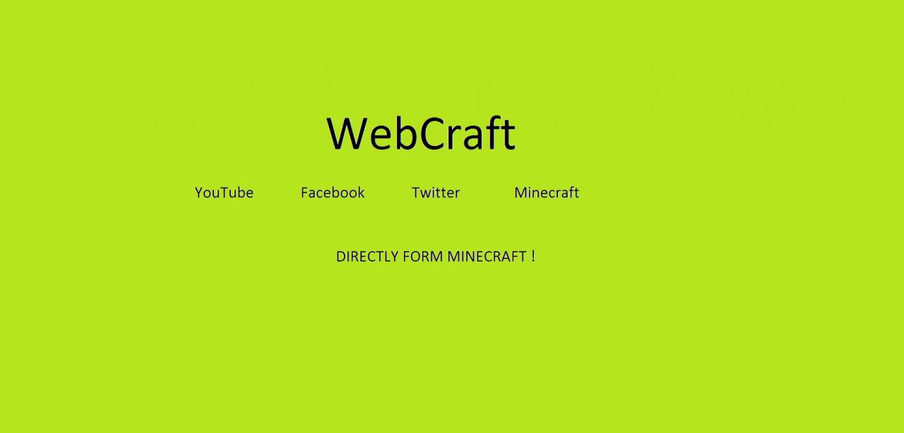 WebCraft [Forge] [1.5.1] Minecraft Mod