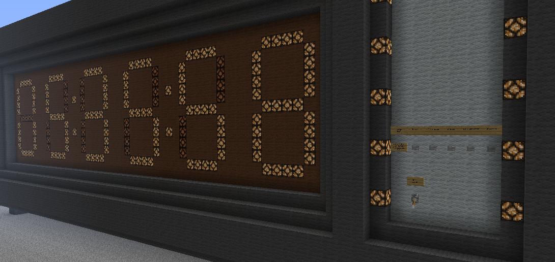 Digital clock 2.0 Minecraft Map