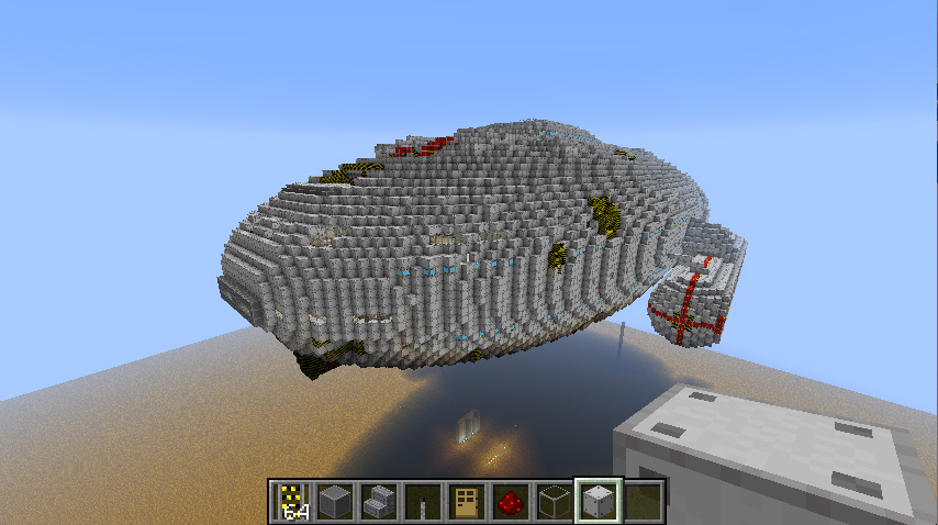 Explorer Space Ship Minecraft Map