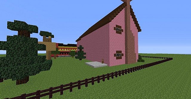The simpsons house Minecraft Map