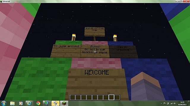 Jump around Minecraft Map