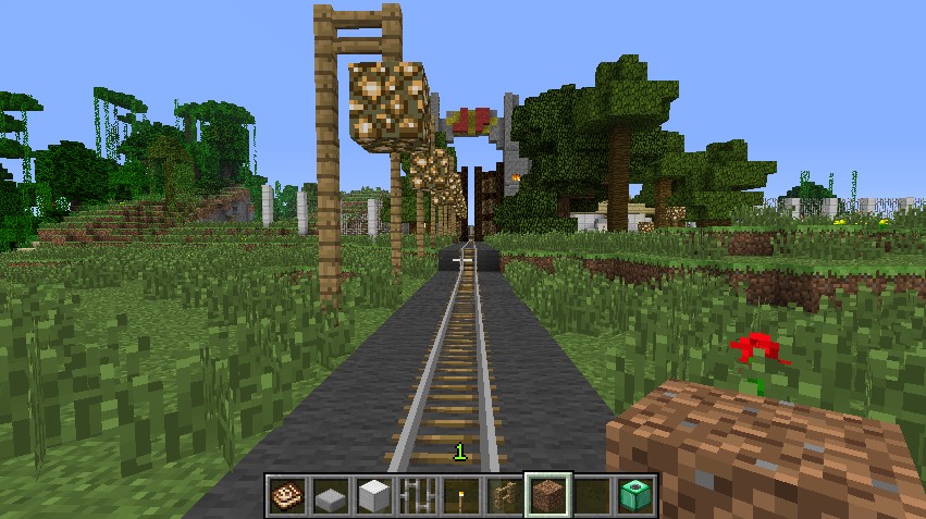 Jurassic park visitor center Minecraft Map