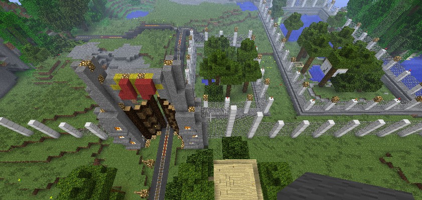 Jurassic park visitor center Minecraft Map