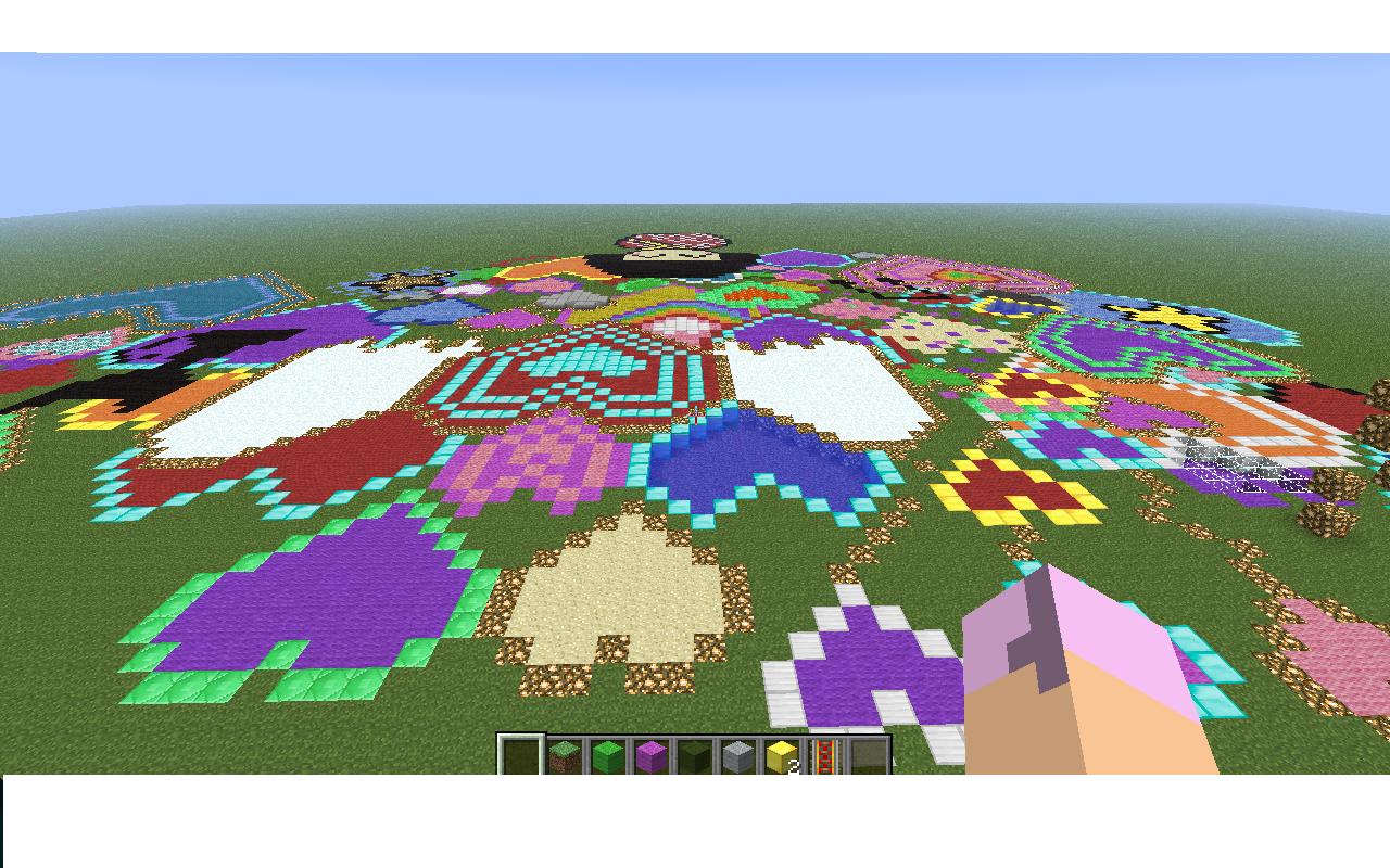 Love hearts ^^ Minecraft Map