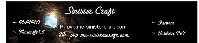 Sinister Craft Minecraft Server