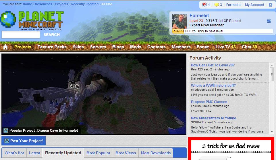 Dragon Cave Minecraft Map