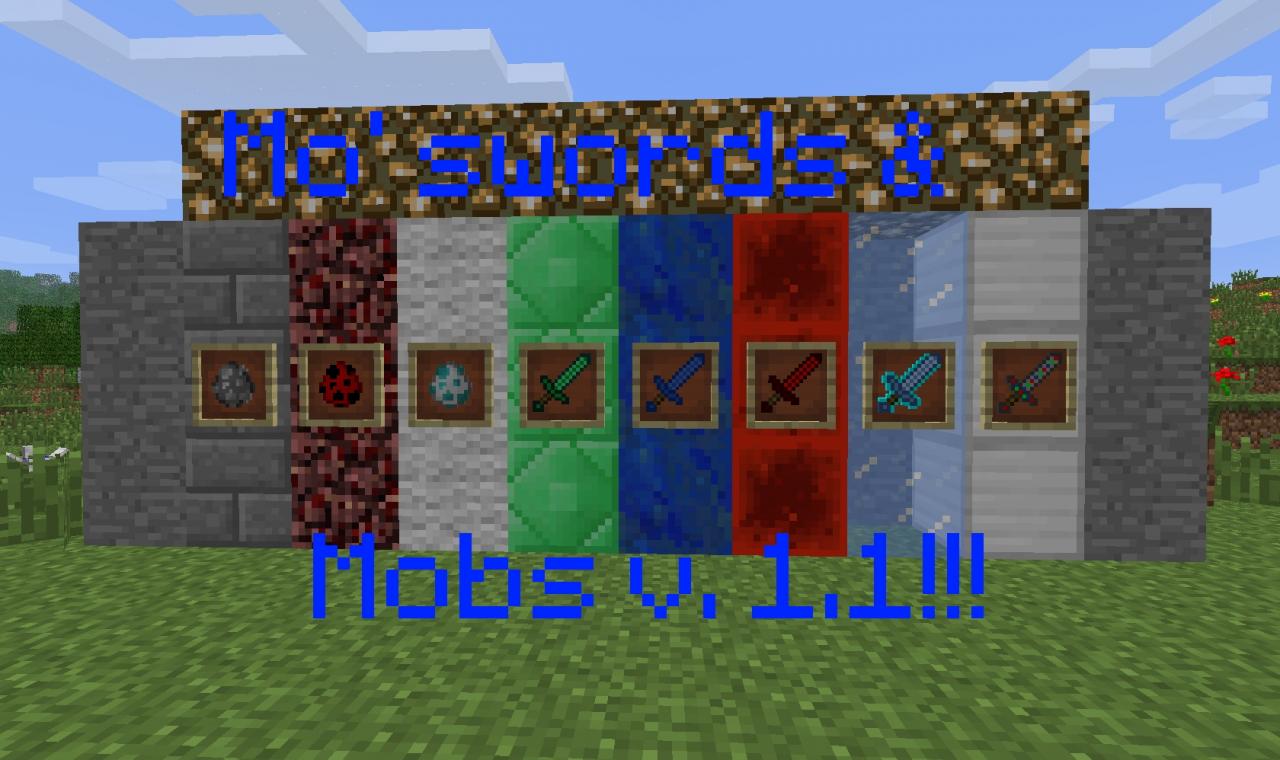 Mo' Swords and Mobs mod (DISCONTINUED) Minecraft Mod