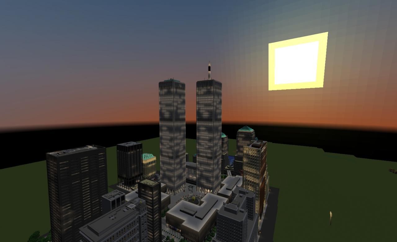 World trade center and manhattan 1:2 Minecraft Map