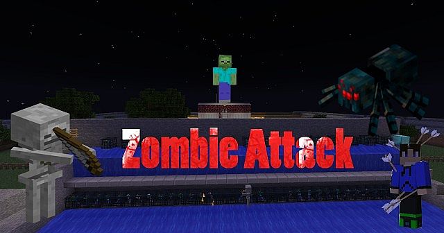 Zombies Attack Minecraft Map
