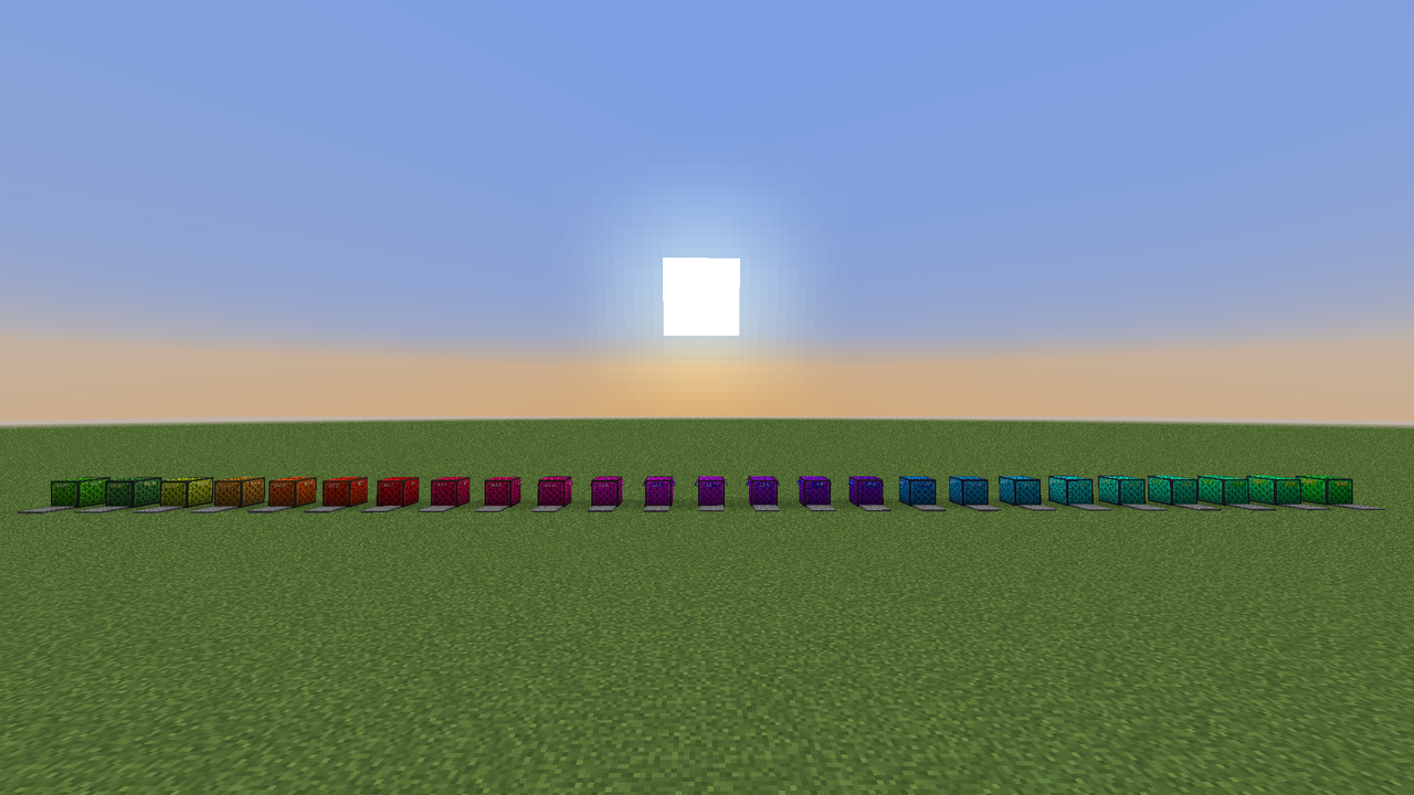 Note Block Banners and Colors 1.16+ Minecraft Texture Pack