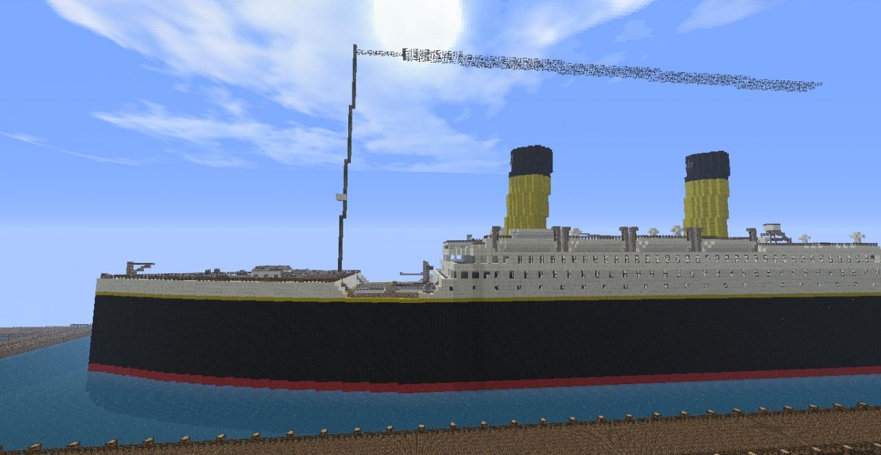 The RMS Titanic Minecraft Map