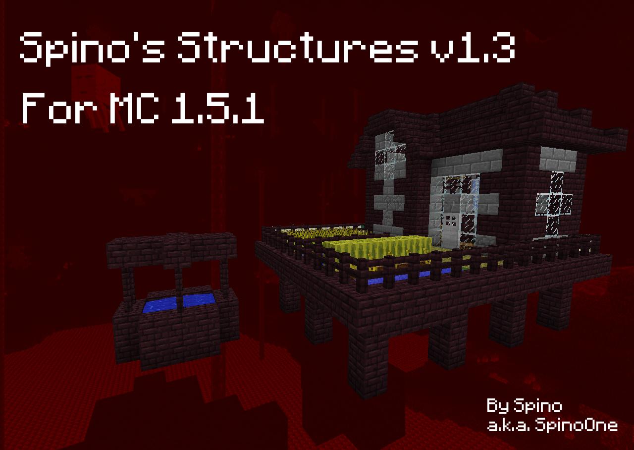 [1.5.1] Spino's Structures v1.3 Minecraft Mod