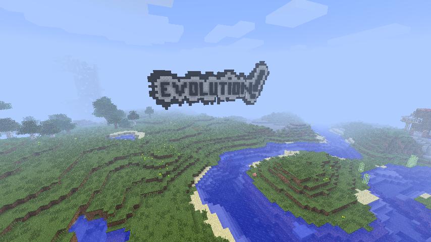 Evolution Logo Minecraft Map