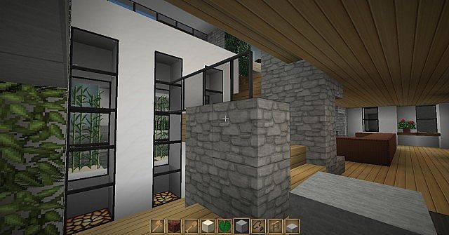 Modern beach house 1 Minecraft Map