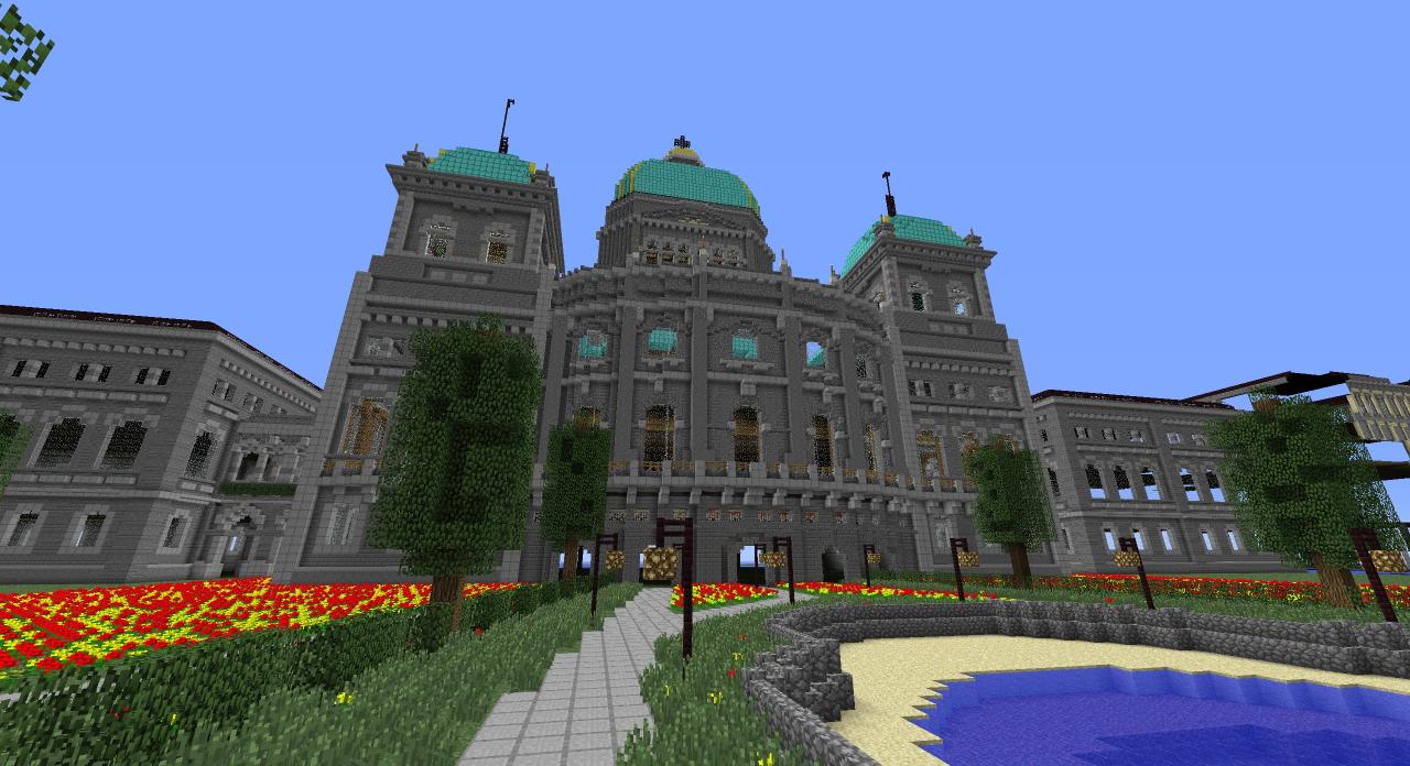 Bundeshaus (Parliament Building of the Swiss Government) Minecraft Map