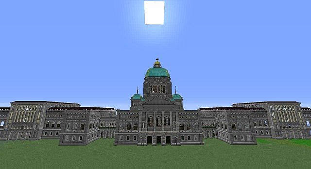 Bundeshaus (Parliament Building of the Swiss Government) Minecraft Map