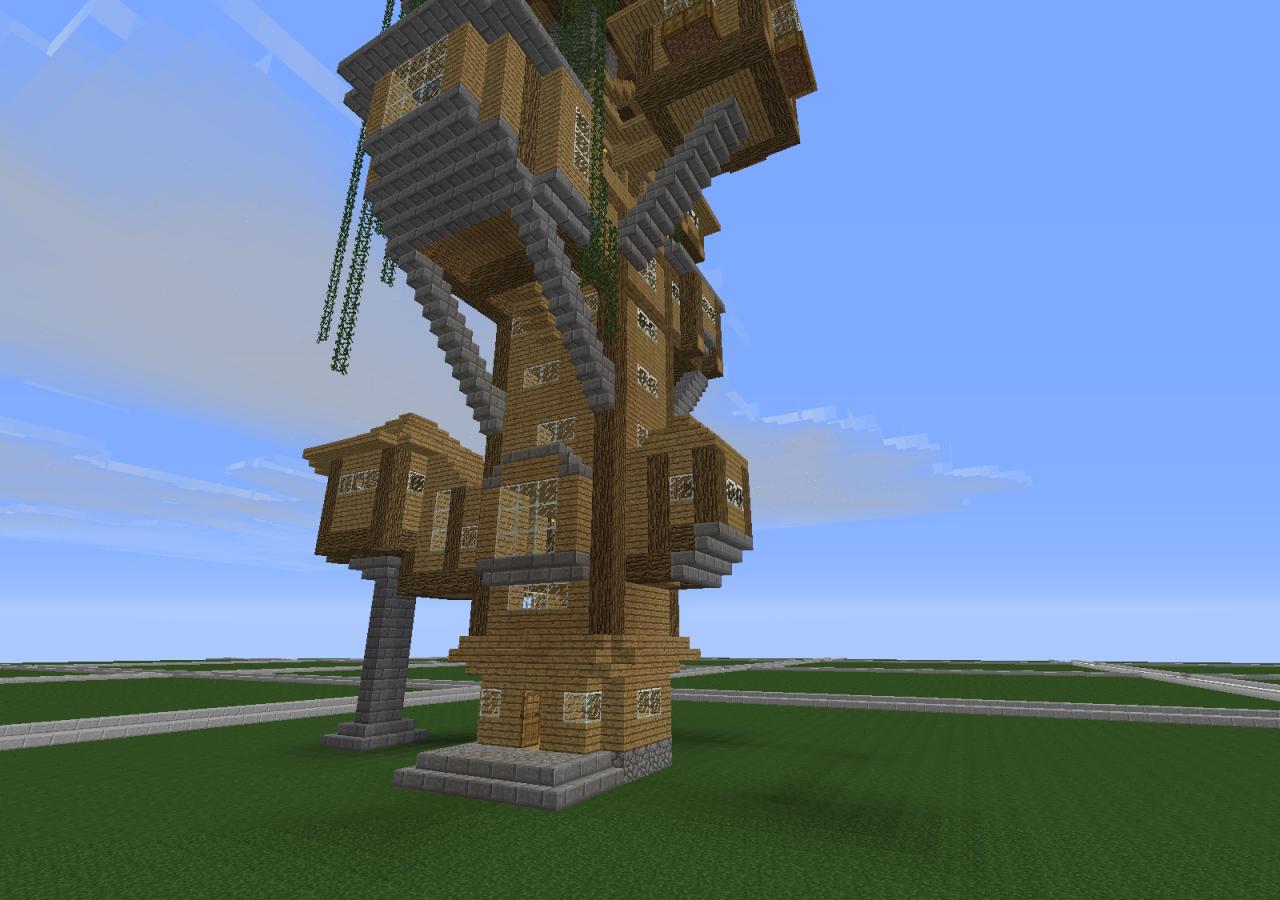 Treeless Treehouse Minecraft Map