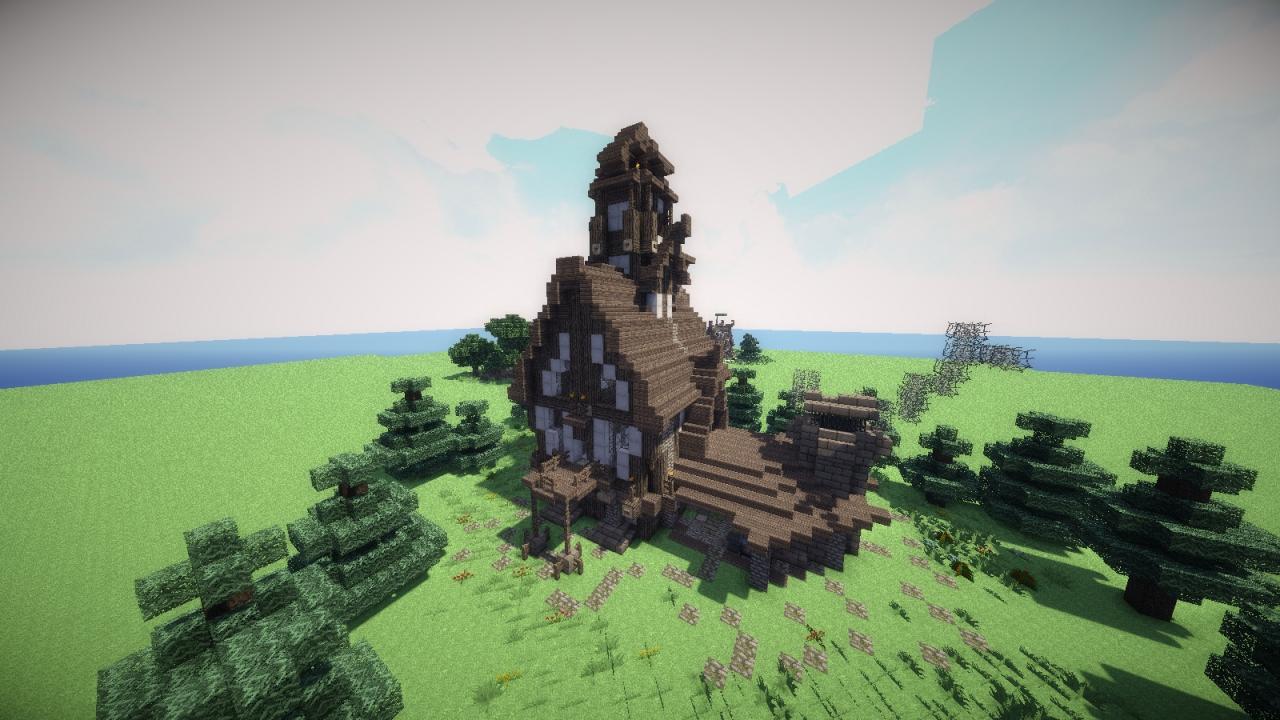 The Town's Blacksmith (Steampunk/Medieval Build) Minecraft Map