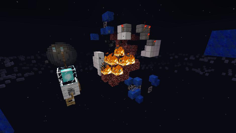 In Orbit - a collection of small space related creations Minecraft Map