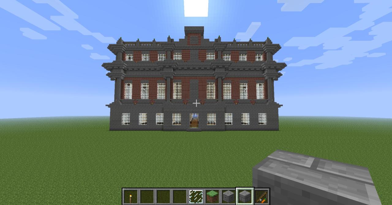 Variation on William Adam's Newliston House Minecraft Map