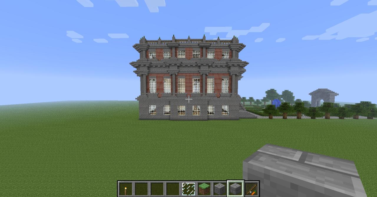 Variation on William Adam's Newliston House Minecraft Map