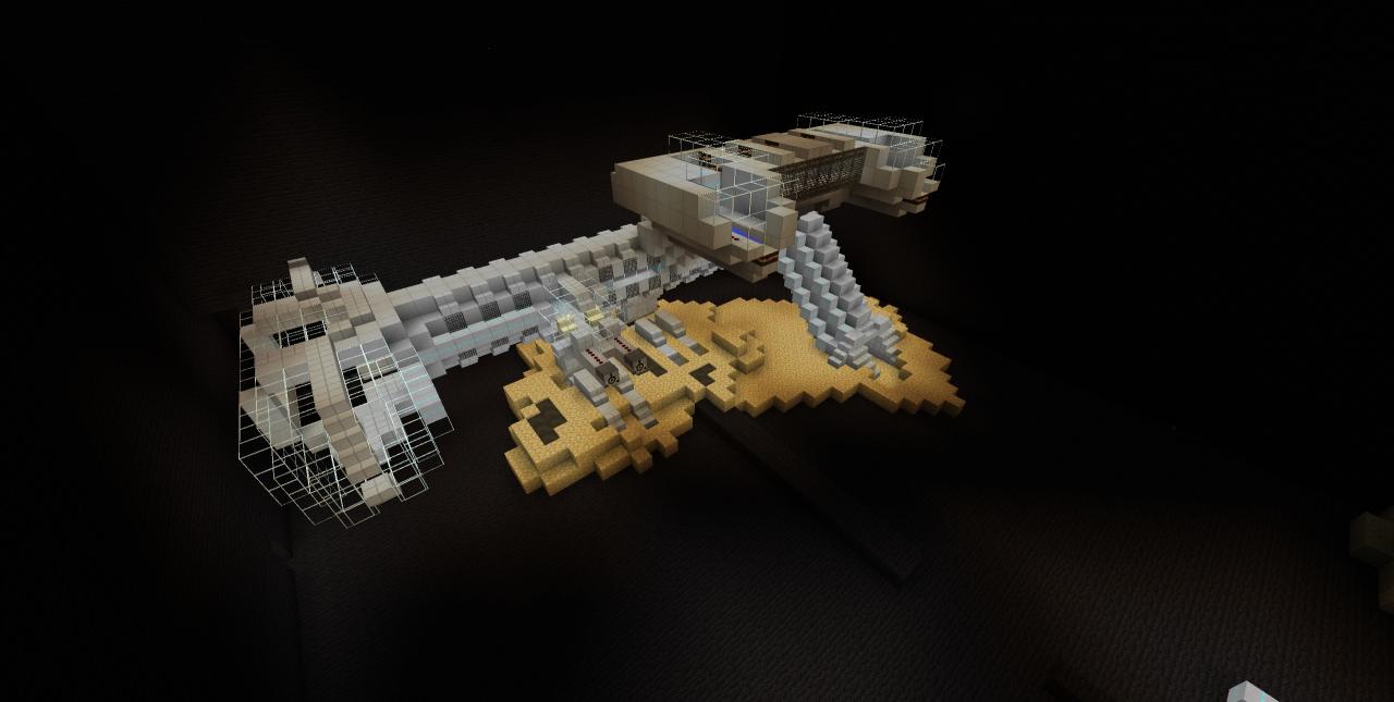 Epic Space cannon battle with Cake Minecraft Map