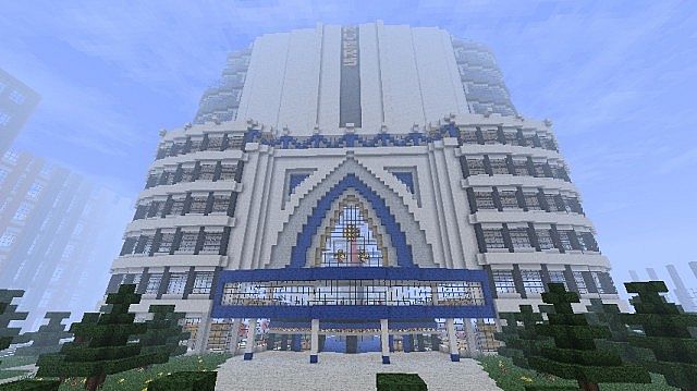 United Federation of Servers building]--- Minecraft Map