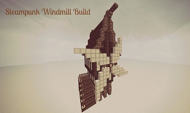 Steampunk Inspired Windmill Project Minecraft Map
